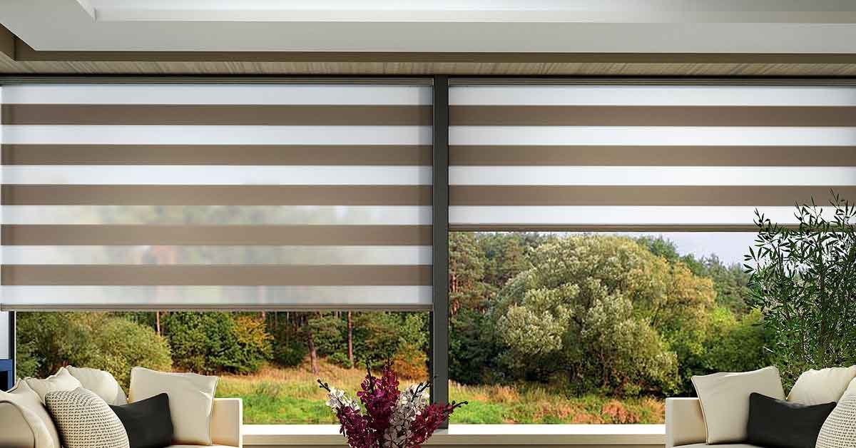 Zebra Shades - Zebra Sheer Blinds - Custom Window coverings